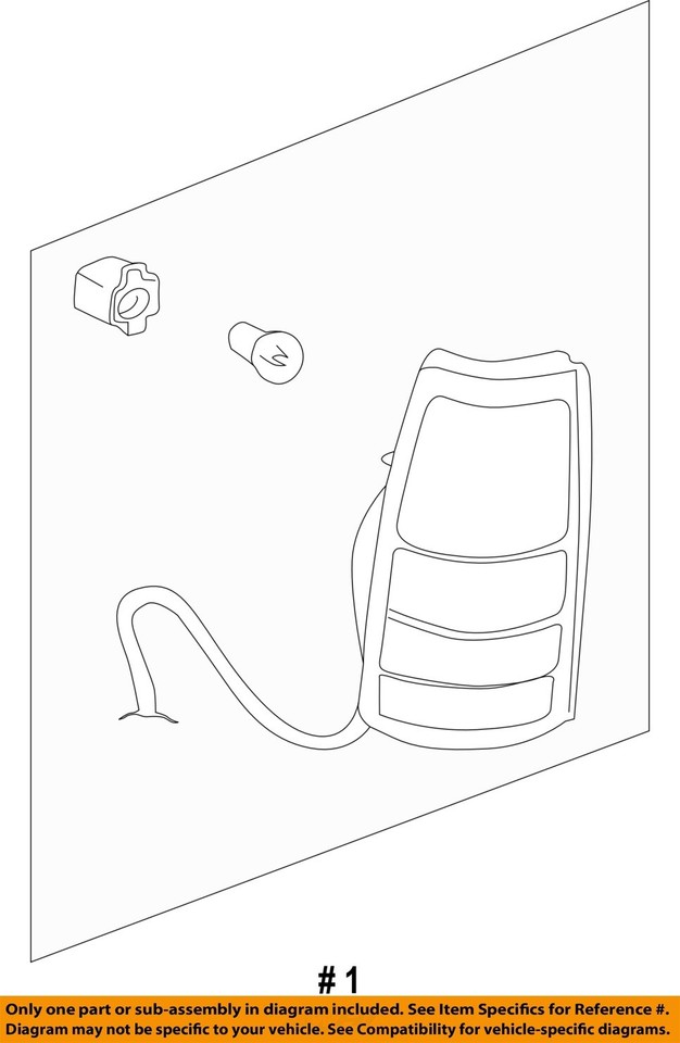 GM OEM 99-03 Sierra 1500 HD Combination Lamps-Combo Lamp Assy 19169017 ...