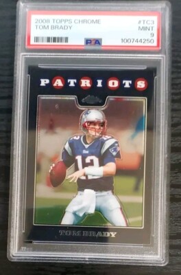 2008 Topps Chrome #TC3 Tom Brady PSA 9 | eBay