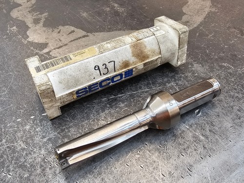 Seco .937" W 3.75 D Drill Body 1" Shank SD504-0937-375-1000R7-C SCGX SPGX Insert | eBay