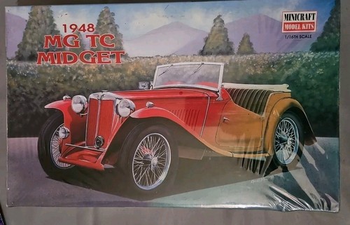 Minicraft Model Kit 1948 MG TC Midget ~ 1/16th Scale - New FAST ...