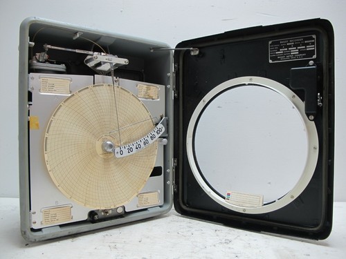 Bailey KM55A E100 Chart Recorder 8D10 Meter 0-5 PSIG KM55-A KM55AE100 ...