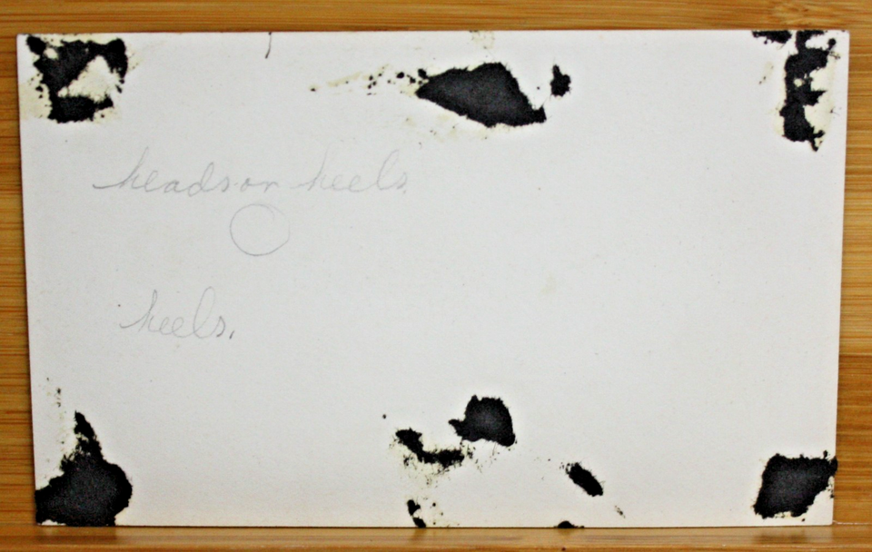 Girlfriends Risque Bent Over Showing Backside Butt Funny Vintage ...