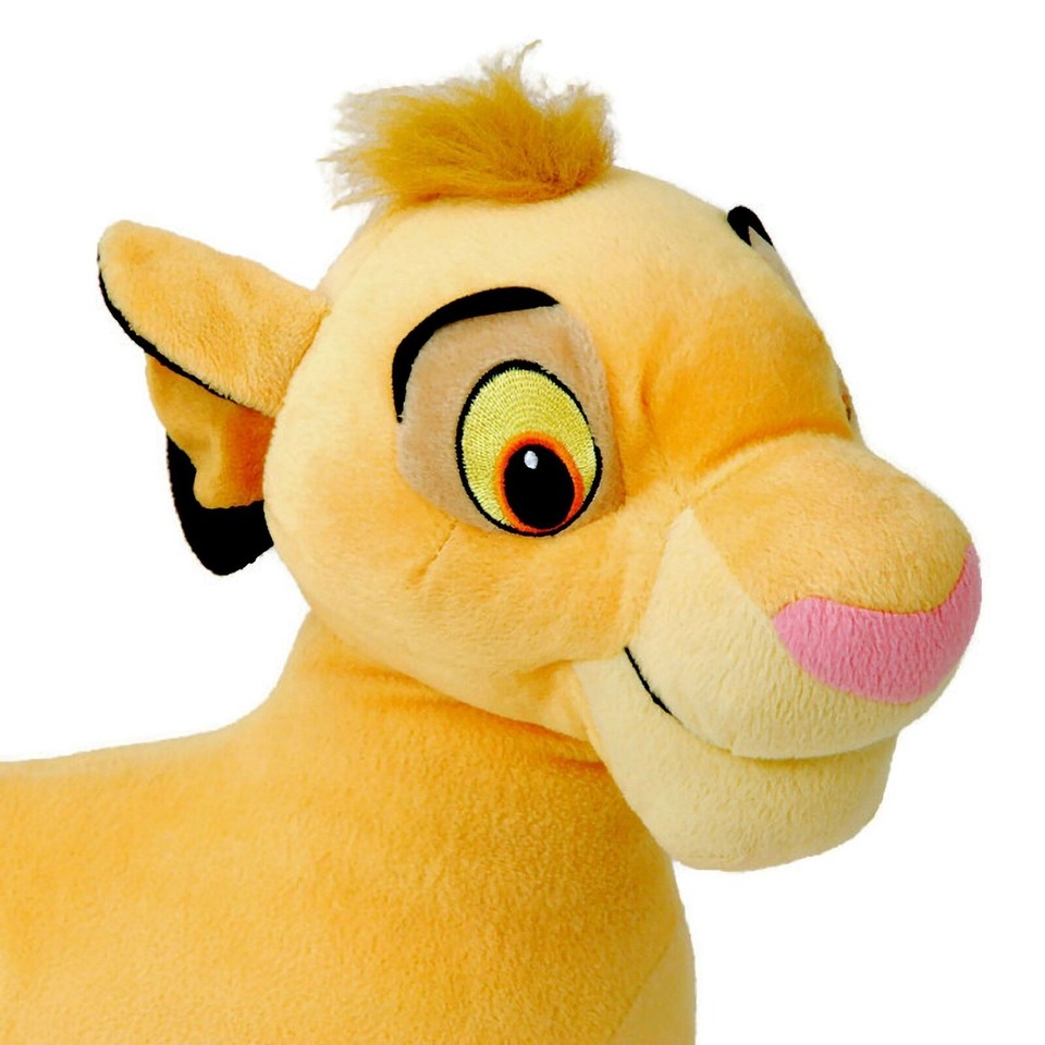 Disney Hasbro Lion King Simba Jumbo 19" Plush Large Stuffed Animal 2002 ...