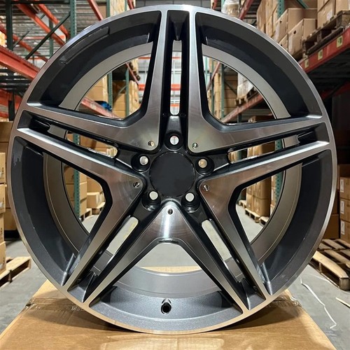18" AMG STYLE GUNMETAL WHEELS RIMS FITS 4MATIC MERCEDES BENZ C250 C300 ...