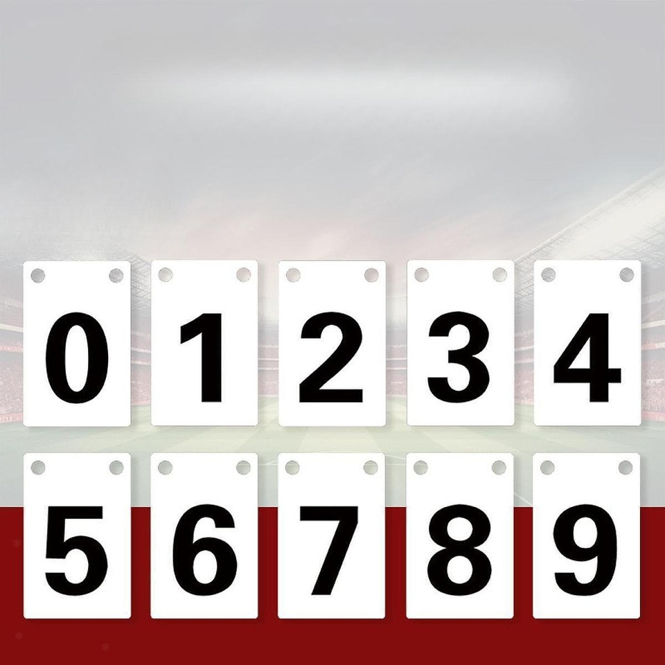 Score Keeper Numbers 0-9 Scoreboard for Sports Record Counting ...
