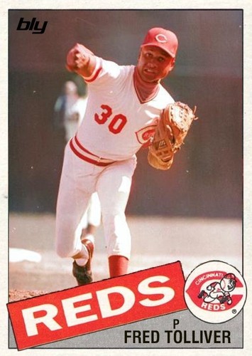 Fred Toliver - Cincinnati Reds - 1985 Style Custom Card | eBay
