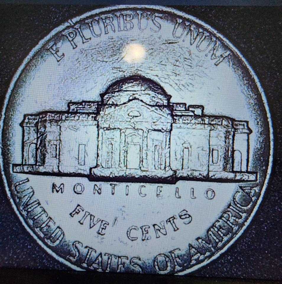 1985 D Nickel error In The '5' | eBay