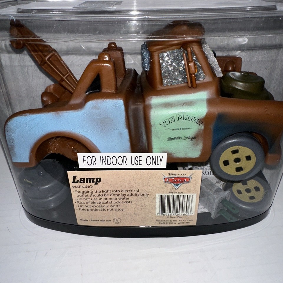 Disney Pixar Cars Tow Mater Truck Light New (Read) | eBay