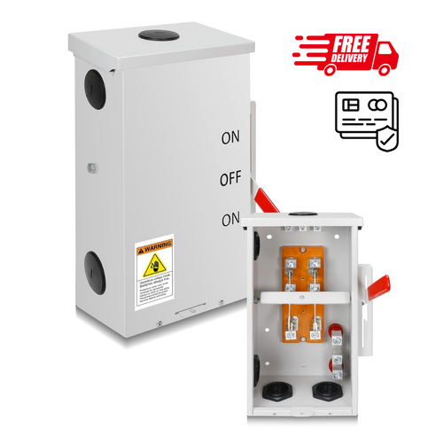 200 Amp Transfer Switch, Generator Manual Transfer Switch, 48000W ...