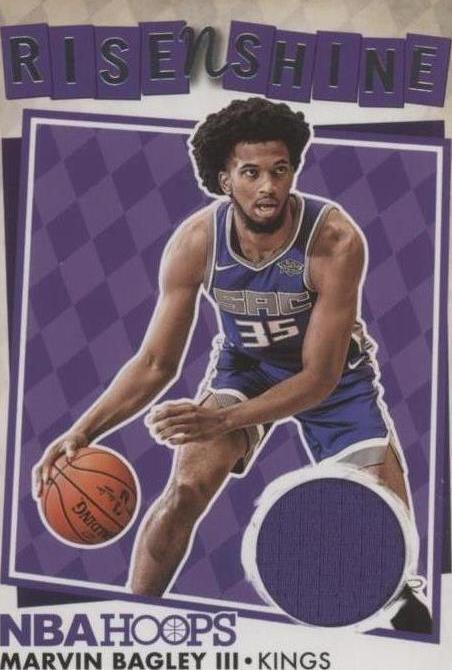 2018-19 Panini NBA Hoops - Rise N Shine Memorabilia Marvin Bagley III # ...