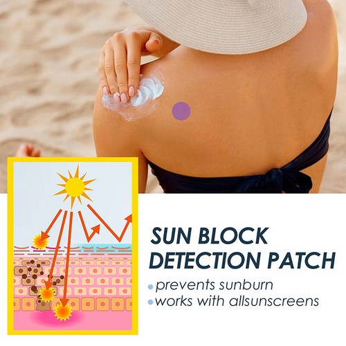 Sunscreen Effect Test Sticker UV Patches With UV Detection ...