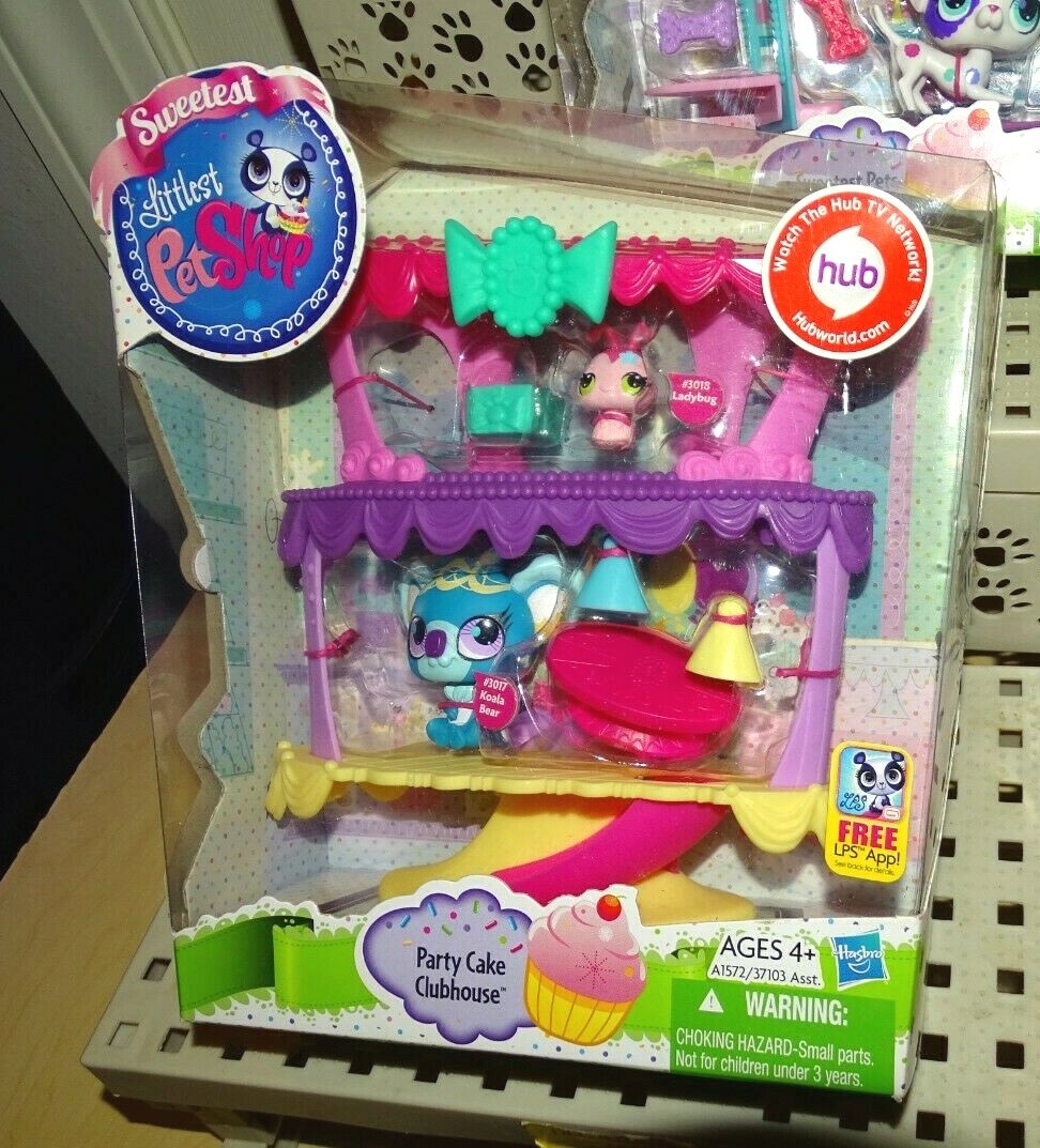 Littlest Pet Shop LPS Party Cupcake Clubhouse 3017 - 3018 | eBay