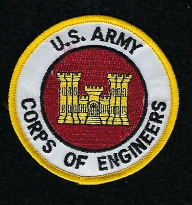 US ARMY CORPS OF ENGINEERS PATCH PIN UP US ARMY AIR FORCE USA CASTLE ...