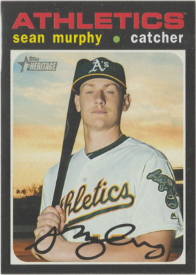 2020 Topps Heritage SEAN MURPHY #335 Autograph Oakland Athletics | eBay