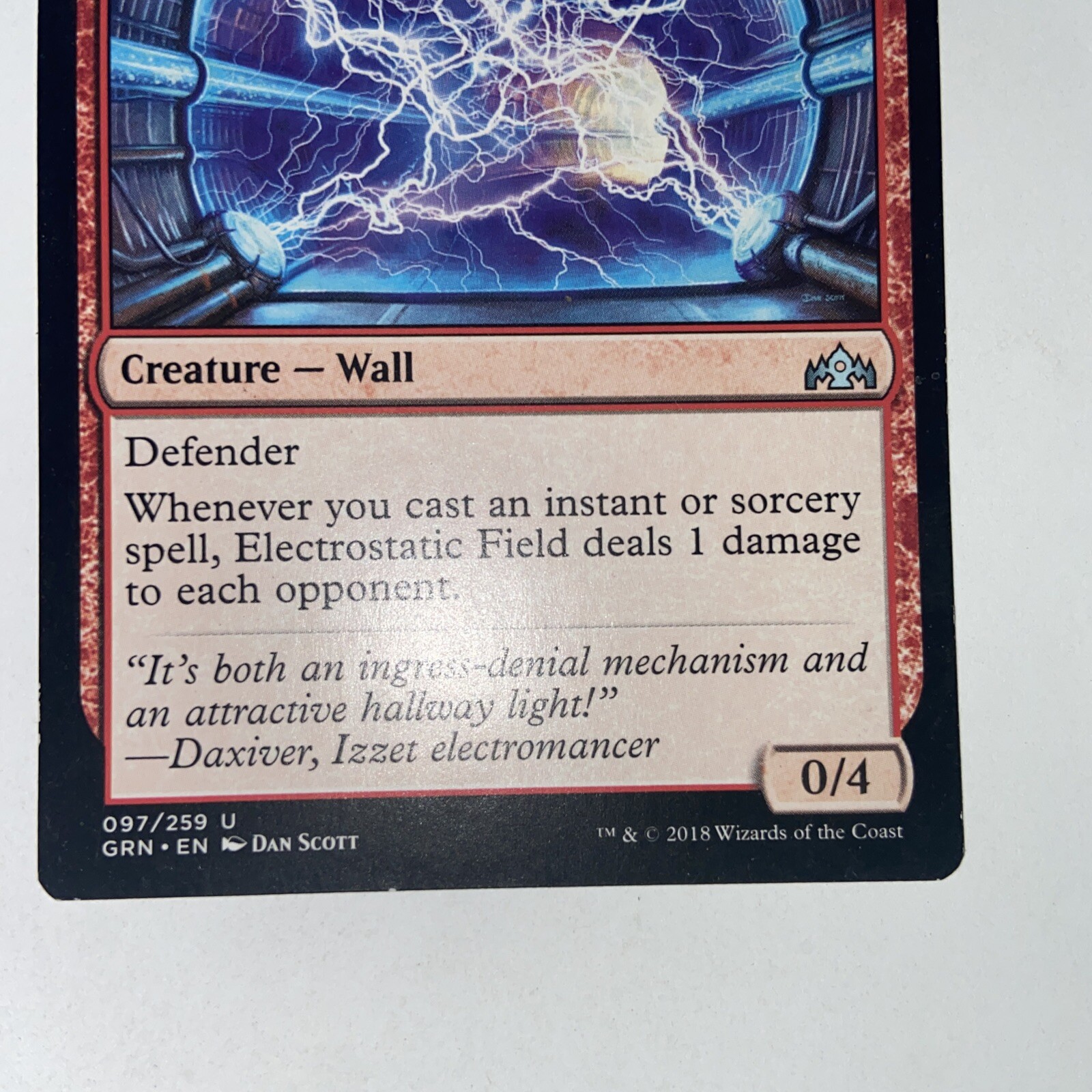 MTG Electrostatic Field Guilds of Ravnica 097/259 Regular Uncommon for ...