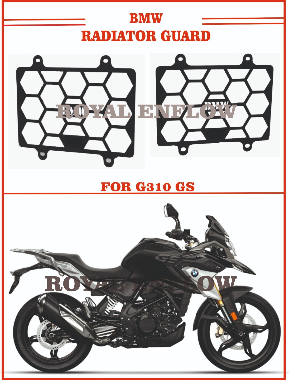 BMW Radiator Guard for G310 GS - | eBay