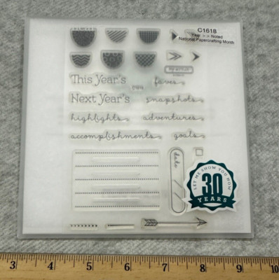 CTMH Stamp Set - Year ~ Noted - C1618 *New* Close To My Heart | eBay