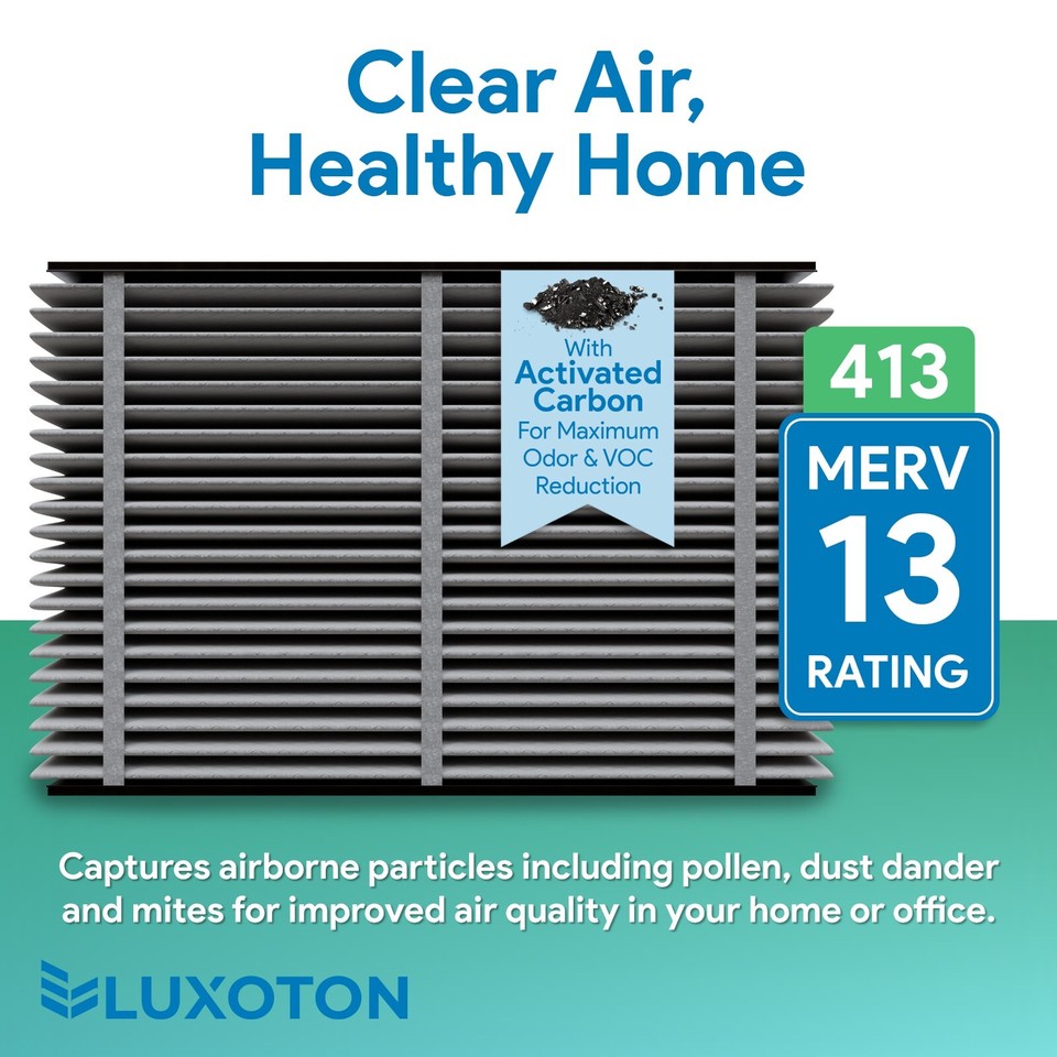 LUXOTON Activated Carbon Filter for AprilAire 413 Replacement Filter | eBay