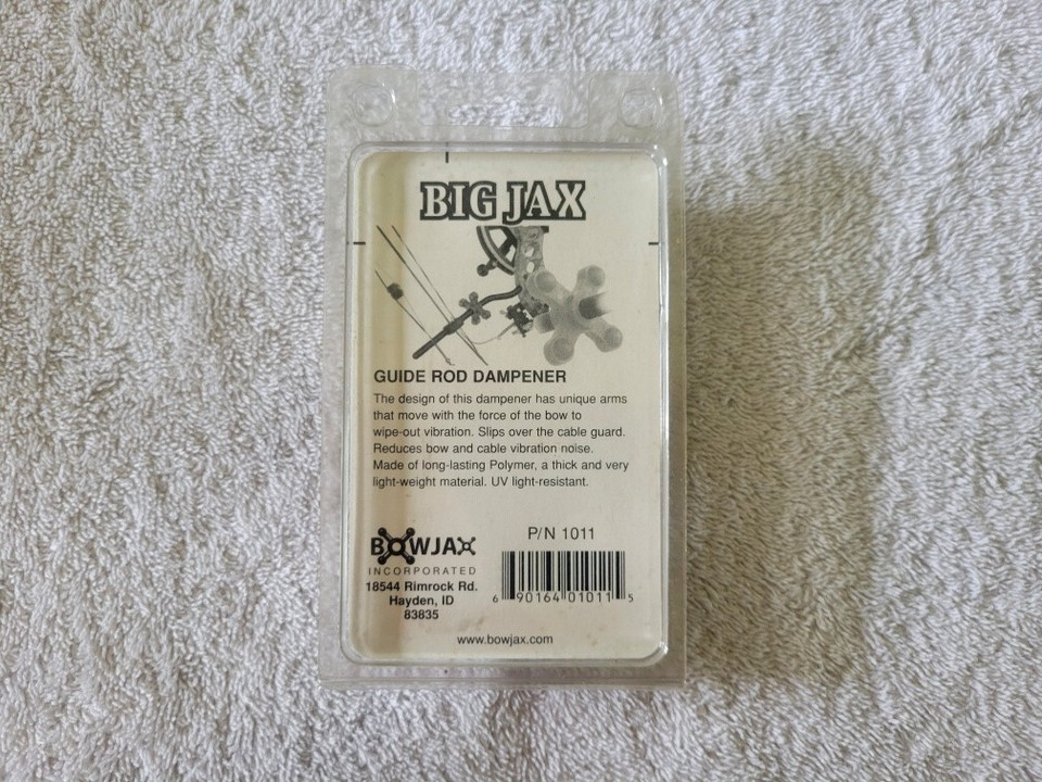 Bow Jax Big Jax Black Guide Rod Dampener | eBay