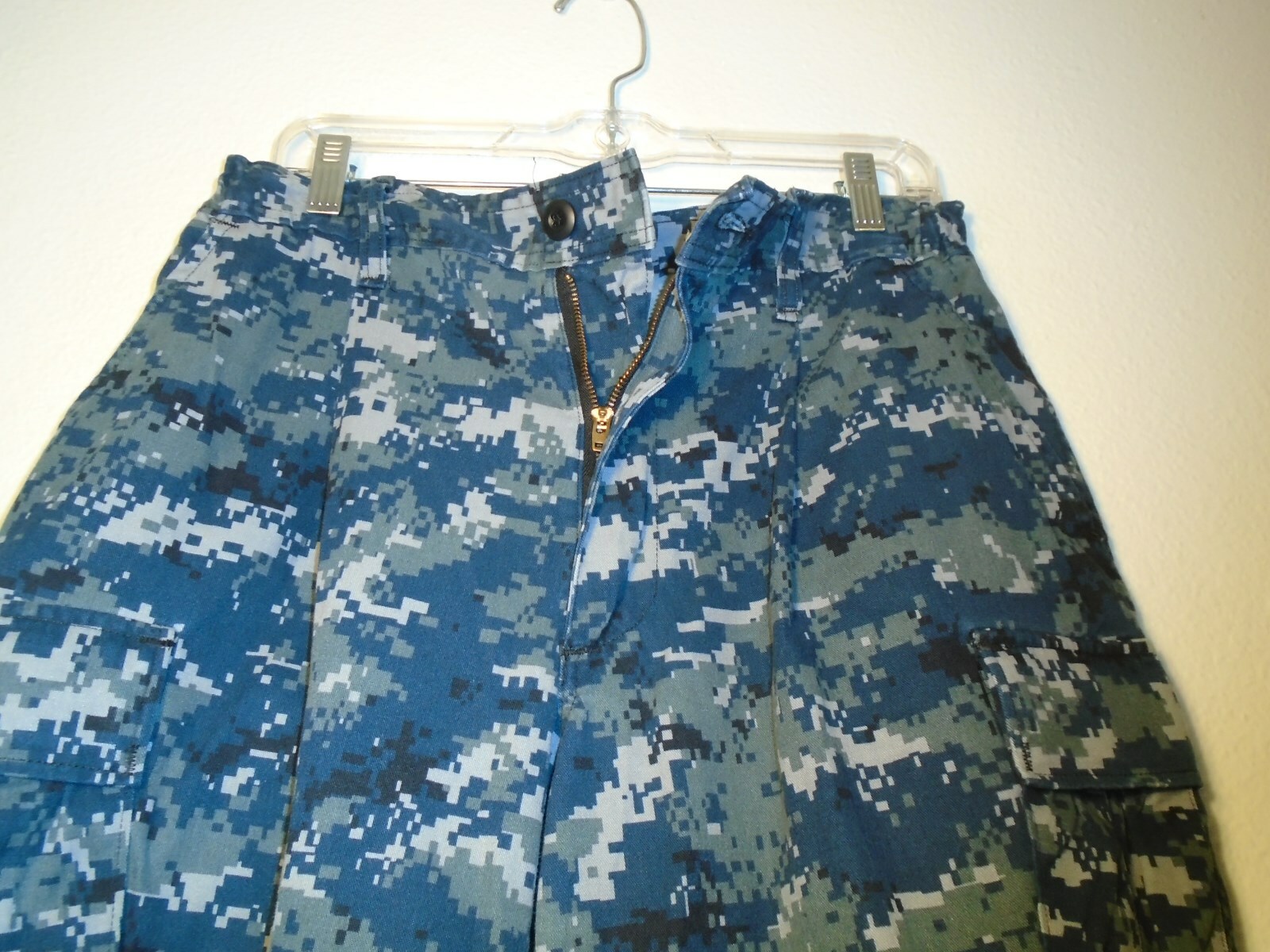 USN US Navy Working Uniform Type II NWU Pants Trousers Blue Size 33 X ...