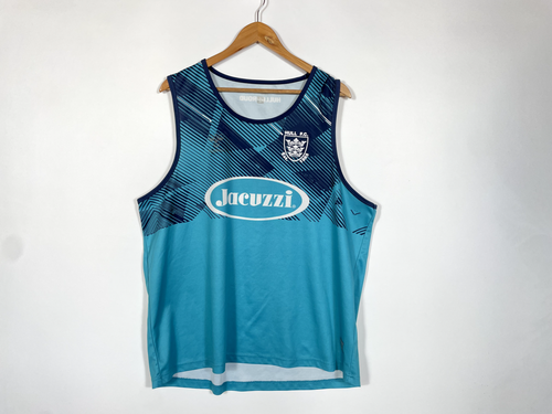 Hull FC Hummel Jacuzzi England Rugby Tank Top Jersey Shirt Blue Size XXL | eBay