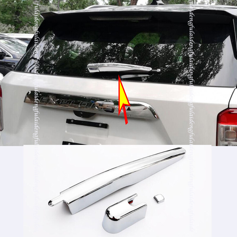 For Ford Explorer 2020-2022 Chrome Tail Rear Window Wiper Cover cap ...