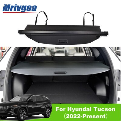 Retracatble Cargo Cover Fit 2022-2025 Hyundai Tucson Rear Trunk Shade ...