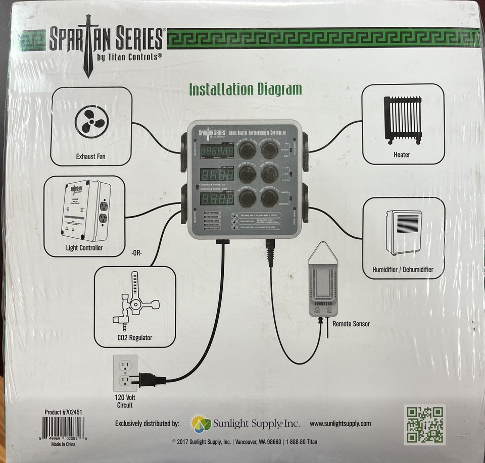 Titan Controls Spartan Digital Environmental Controller | eBay