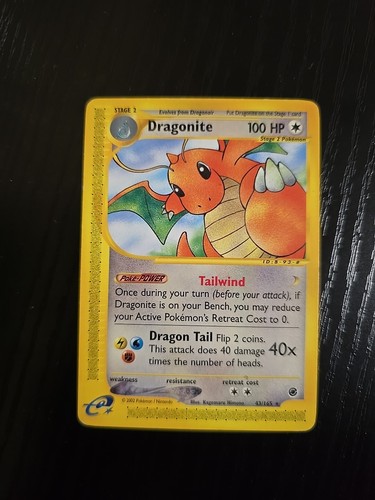 Pokémon TCG Dragonite Expedition Base Set 43/165 Regular Rare LP | eBay