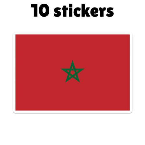 Morocco Flag Sticker Decal Vinyl Fade & Waterproof | eBay
