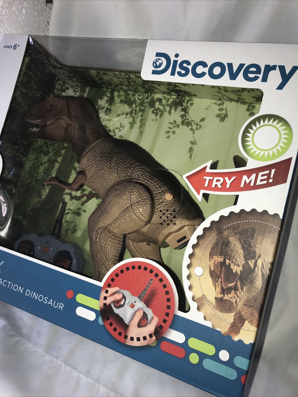 NEW Discovery T-Rex Dinosaur Kids Remote Control RC Electronic Toy | eBay