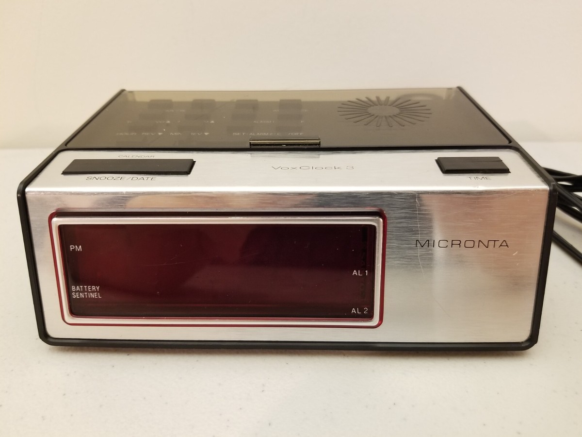 Radio Shack Talking Alarm Clock Radio Shack 43 3105 FM Wireless