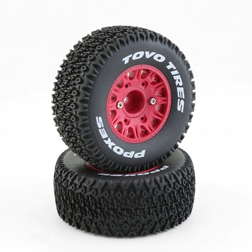 1/10 Rc Car Stadium Truck Wheels & Tires 4pcs For Team Associated Rc10 ...