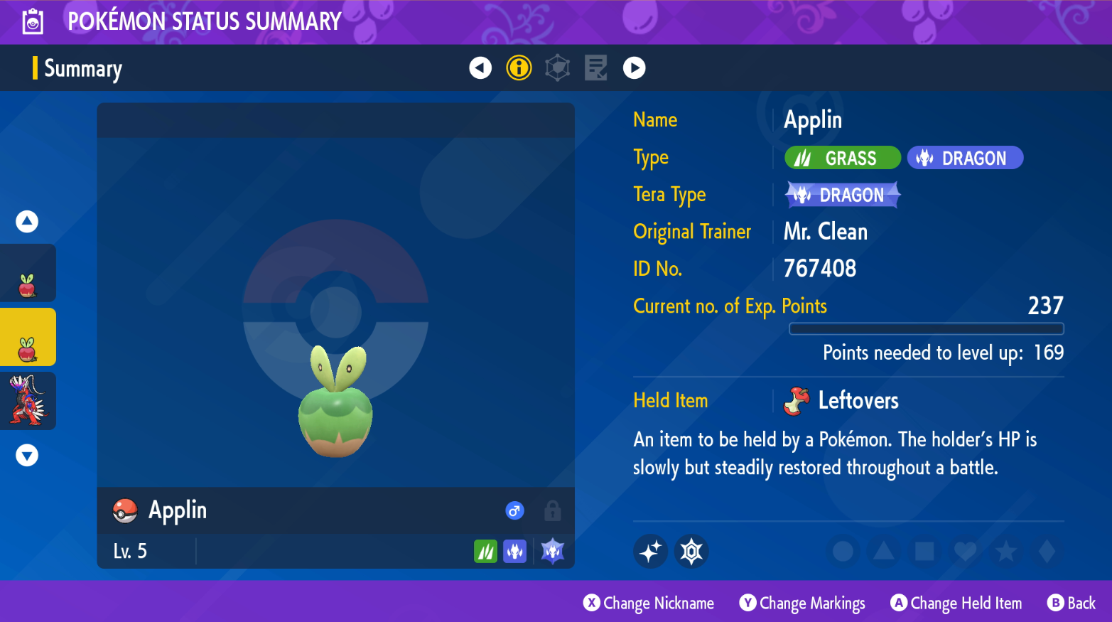 6IV SHINY 3X APPLIN POKEMON SCARLET & VIOLET EV'D 3 PACK | eBay