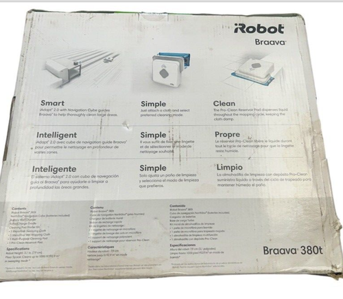 iRobot Braava 380t Black Robot Mop for sale online | eBay