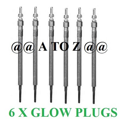 6 X GLOW PLUGS CHRYSLER 300C 3.0 CRD 300 TOURING 3.0 CRD 300 C 3.0 CRD ...