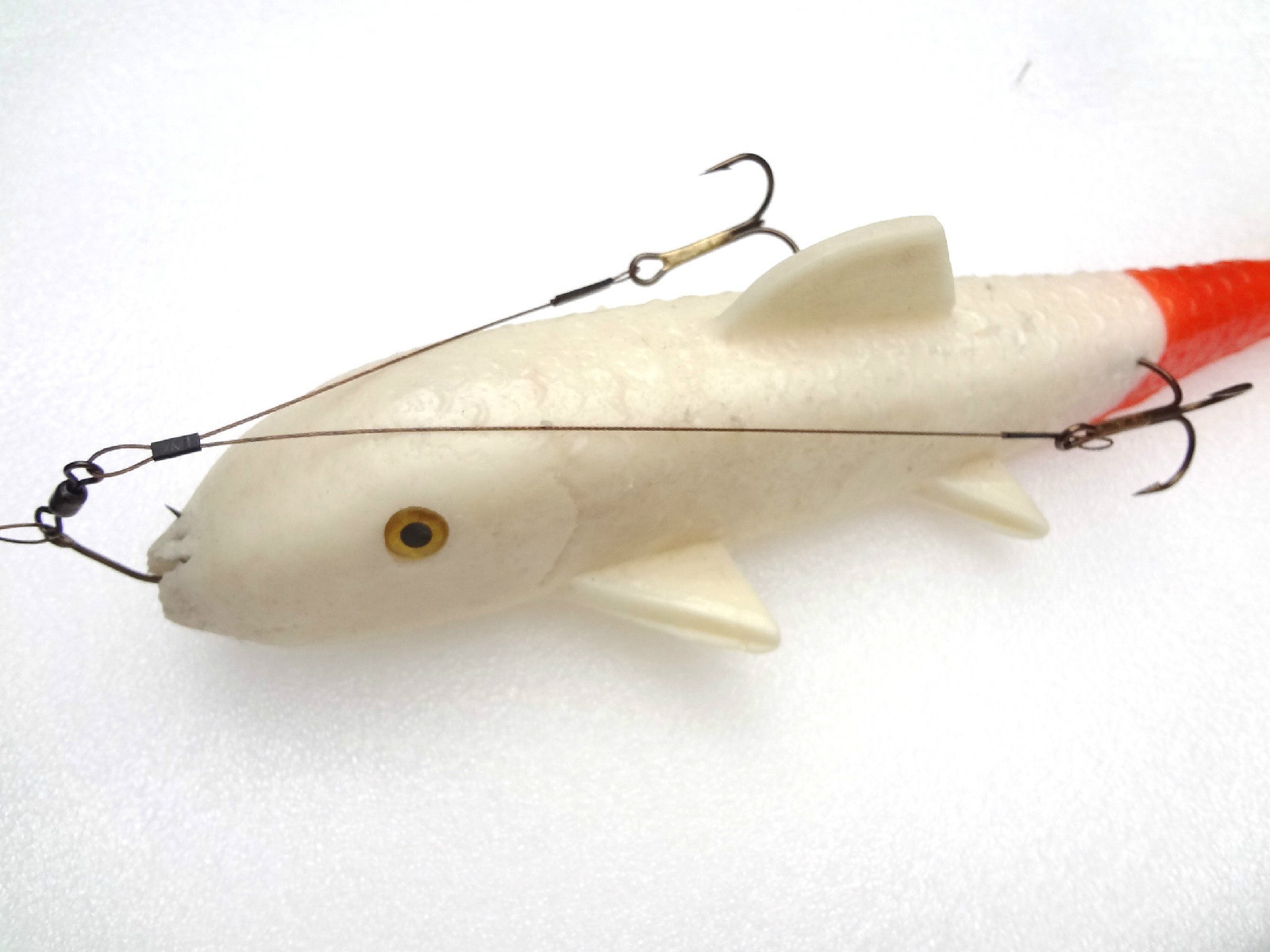 60# MUSKY / PIKE QUICK STRIKE SUCKER RIG HARNESS 2-Treble Hook MUSKIE ...