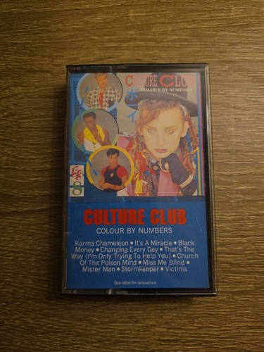 CULTURE CLUB COLOUR BY NUMBERS CASSETTE TAPE | eBay