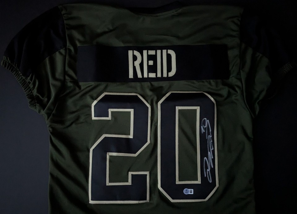 Saints Chiefs Texans Justin Reid black green autograph signed jersey ...