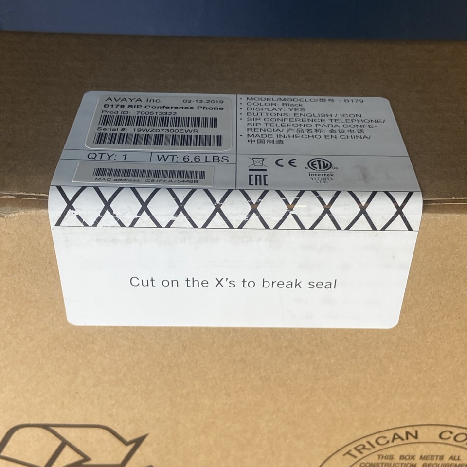 Avaya B179 SIP Conference Phone Black New Sealed | eBay