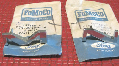 NOS 1965 Mercury Montclair quarter panel letter lot, in original ...