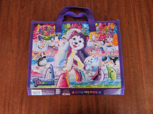 Lisa Frank TIKANNI HUSKY Trifold Portfolio Storage Case Folder School ...