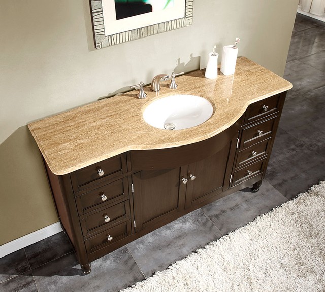 58 Bathroom Vanity Single Sink – Rispa