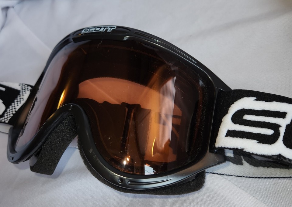 Scott Goggles V8 Snowboard & Ski Winter Black Frame Red Tint Lenses ...