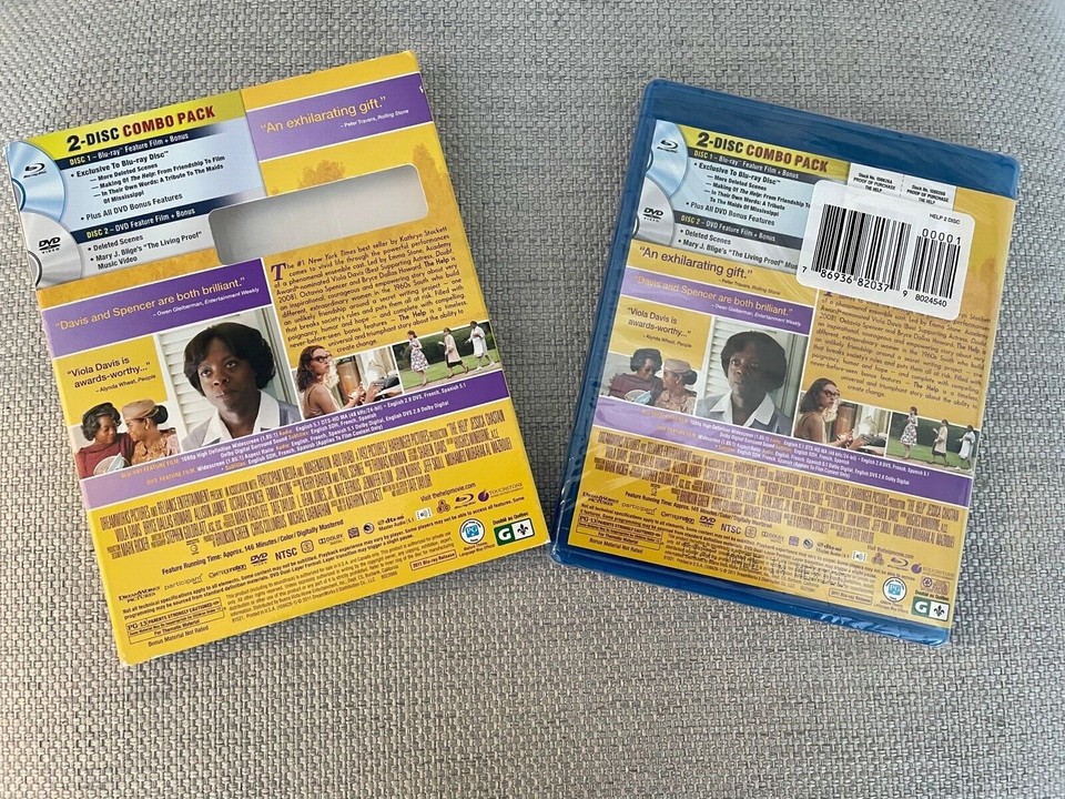 THE HELP Blu-ray/DVD Two Disc Set 2011 DreamWorks Pictures NEW | eBay