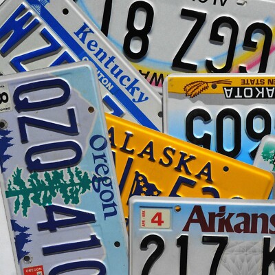 License Plate - ALL 50 STATES + Countries NICE License Plates Lot FREE ...