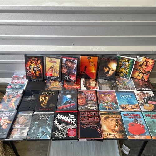 Unique 30 DVD Lot Horror Action Movies Asylum Hannibal Porkys Romance ...