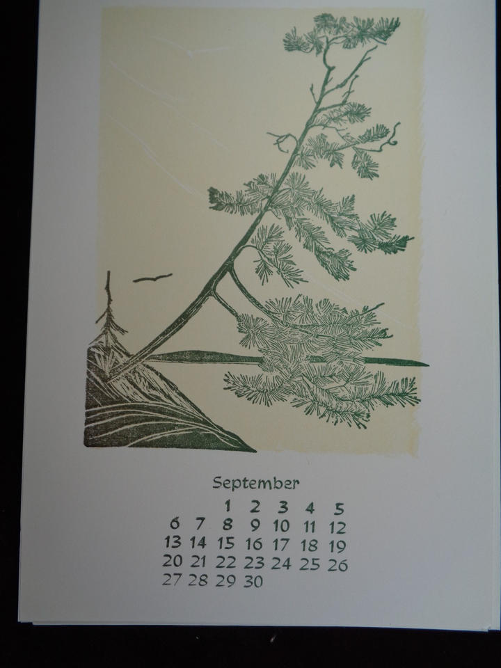 Vtg 2015 Gwen Frostic 9 x 6.5" Calendar~Block Art Prints | eBay