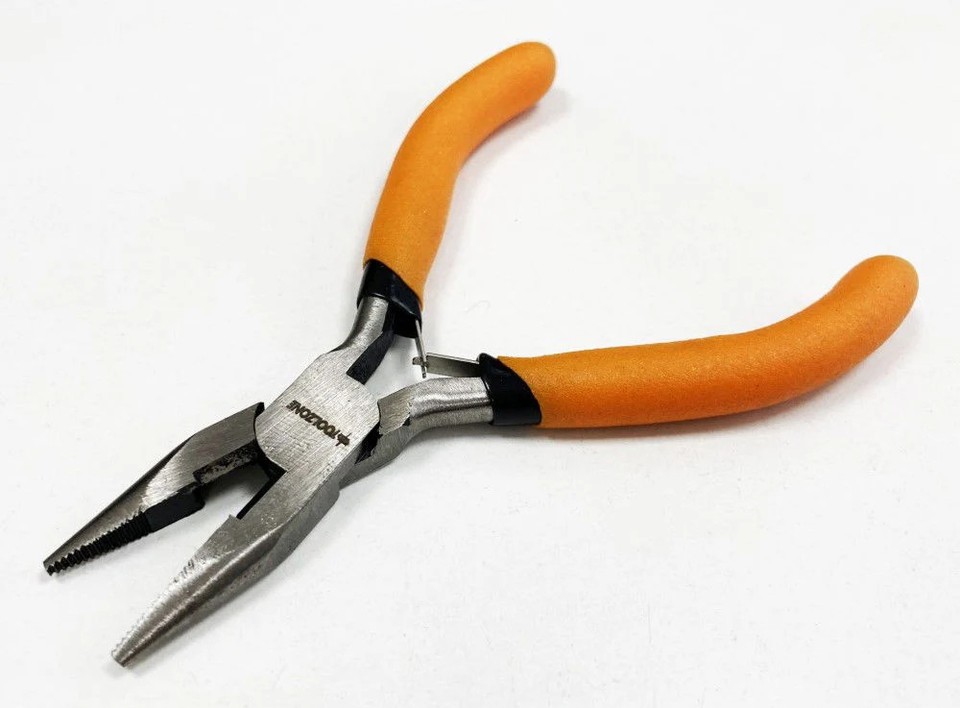 MINI LONG NOSE PLIER SPRING LOADED FOAM HANDLES - TOOLZONE KDPPL176 ...