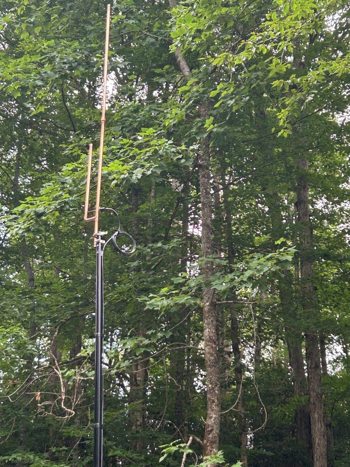 2meter/70cm J pole Dual Band Collapsible Copper J-Pole Antenna FREE ...